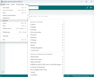 Carpetas y archivos Arduino IDE – ZonaBot